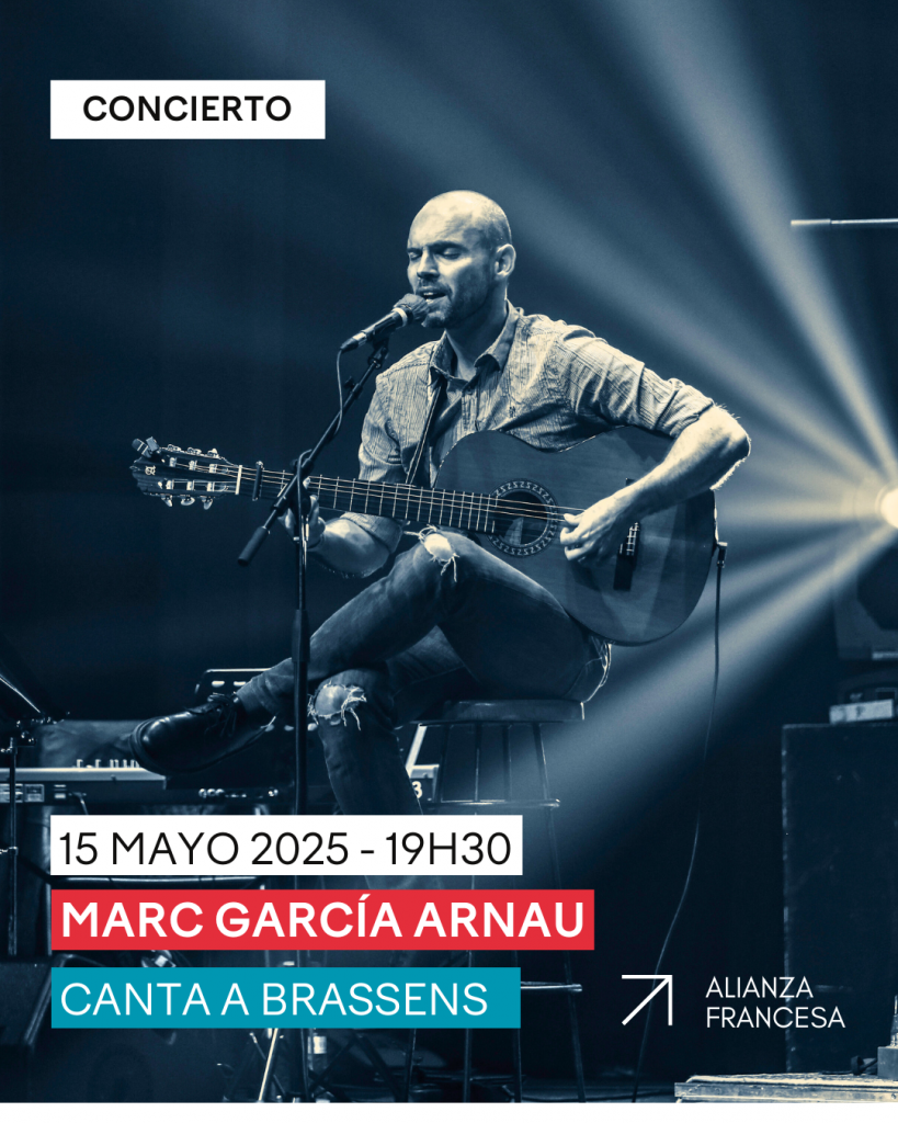 CONCIERTO | Marc García Arnau Canta a Brassens - Alianza Francesa de Málaga
